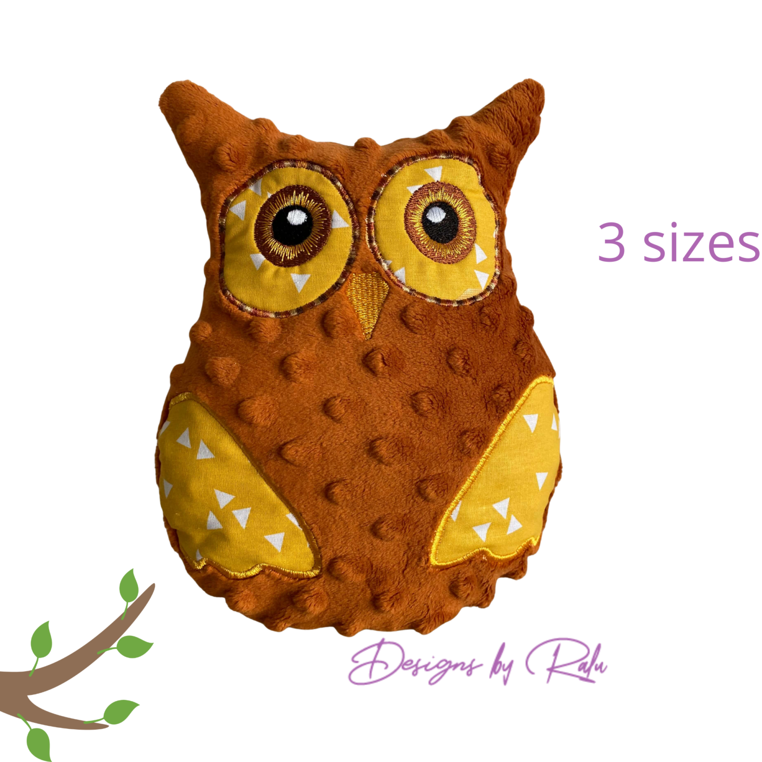 Owl stuffie – Designs by Ralu