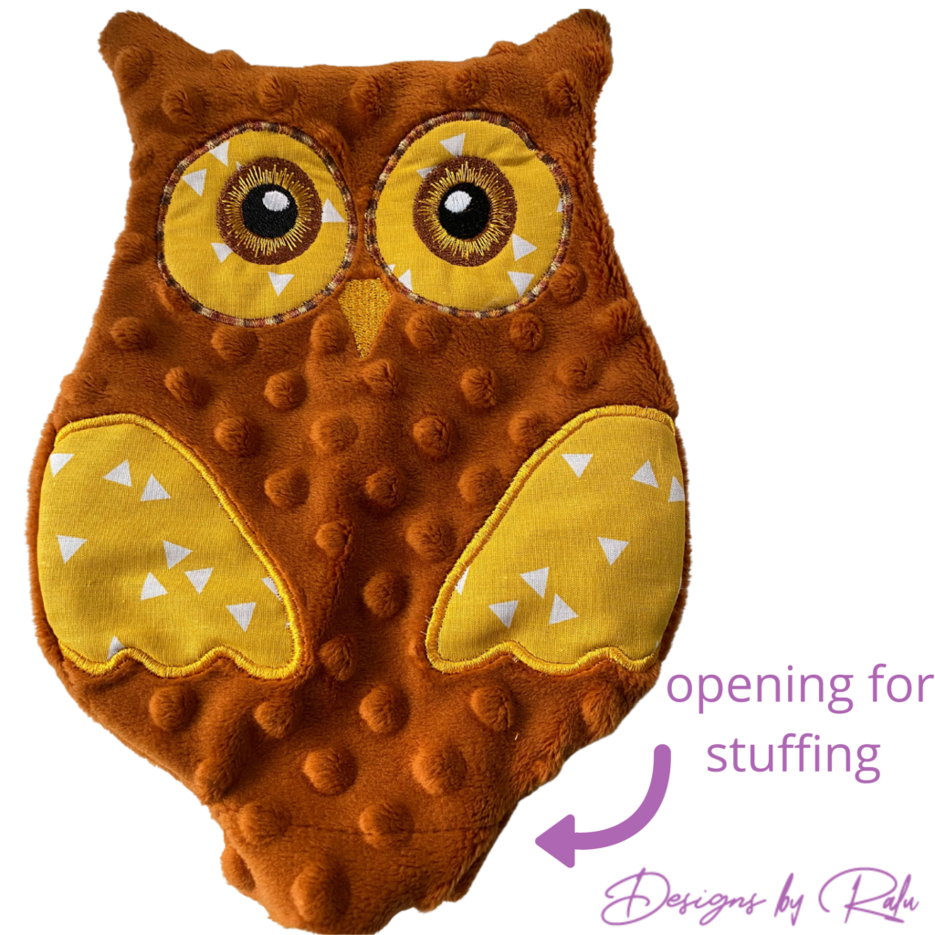 Owl stuffie – Designs by Ralu