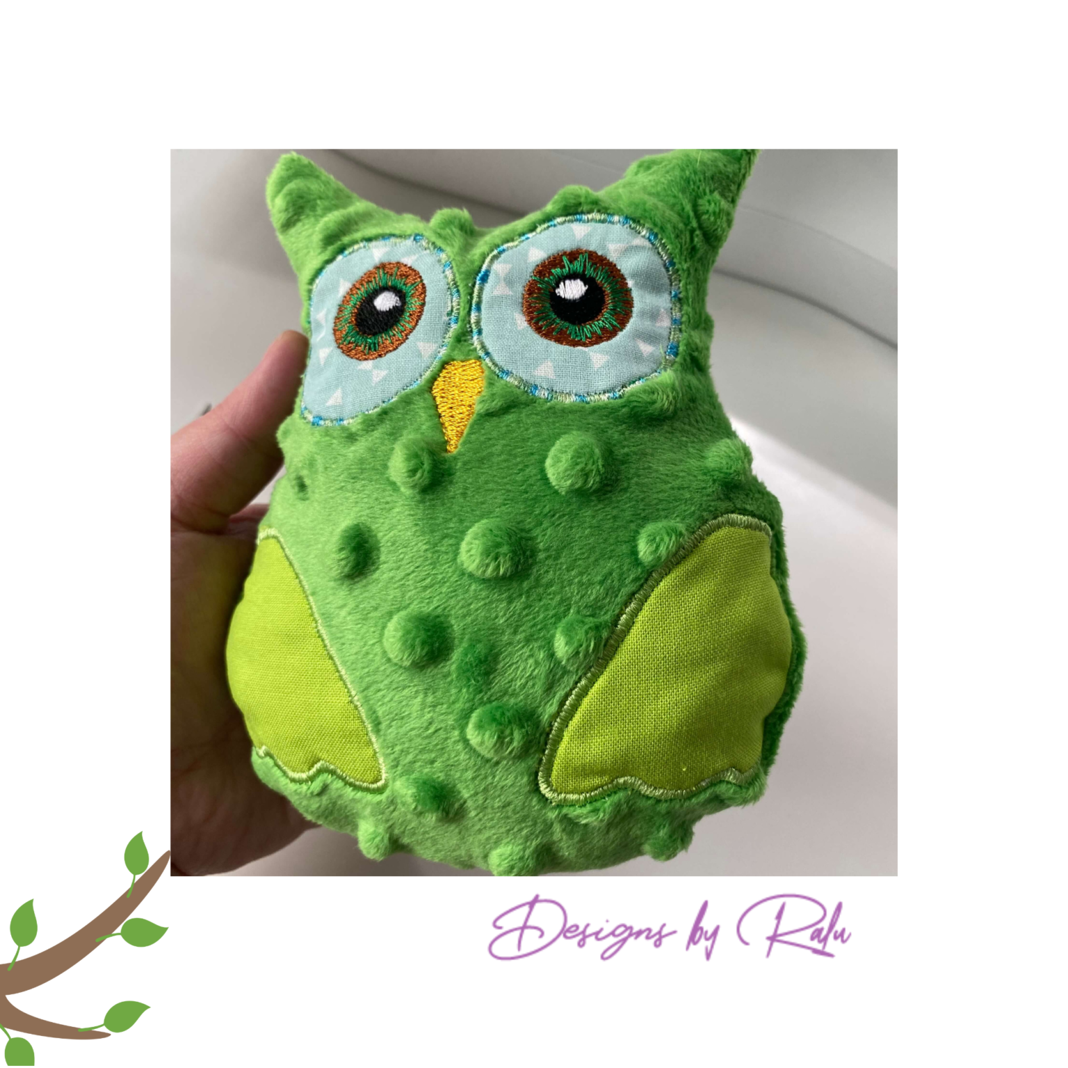 Owl stuffie – Designs by Ralu